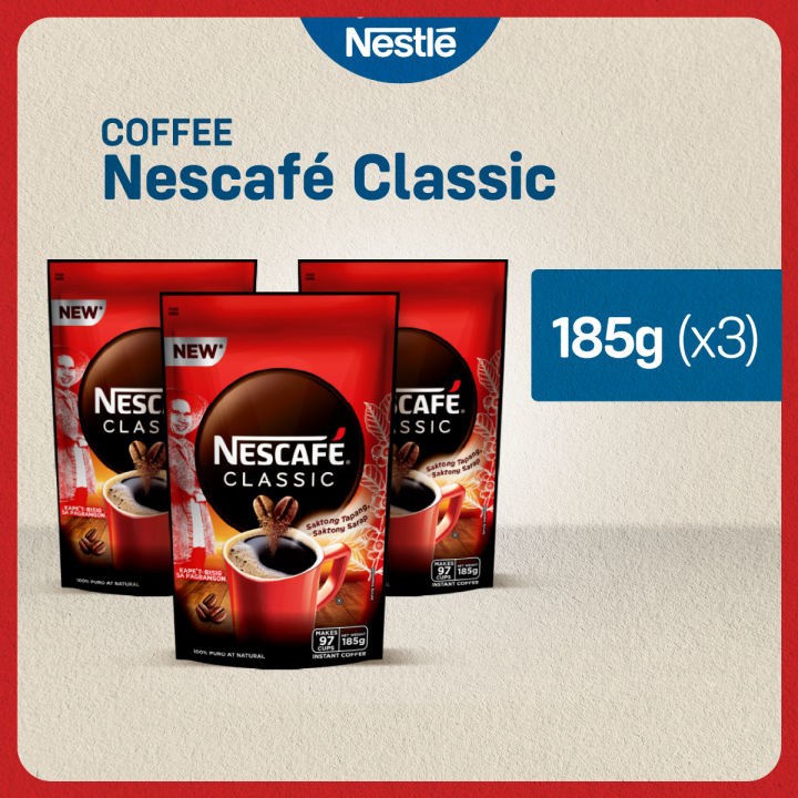 NESCAFÉ Classic Instant Coffee 185g - Pack of 3 | Lazada PH