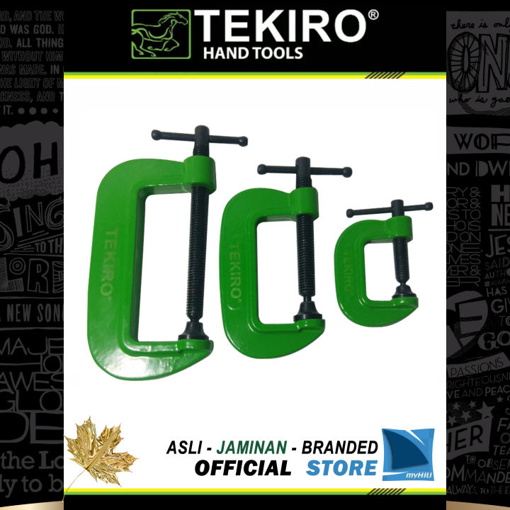 Alat Bantu Jepit Isi 3 pcs 1", 2" dan 3" inch Penahan Statis Model C ...