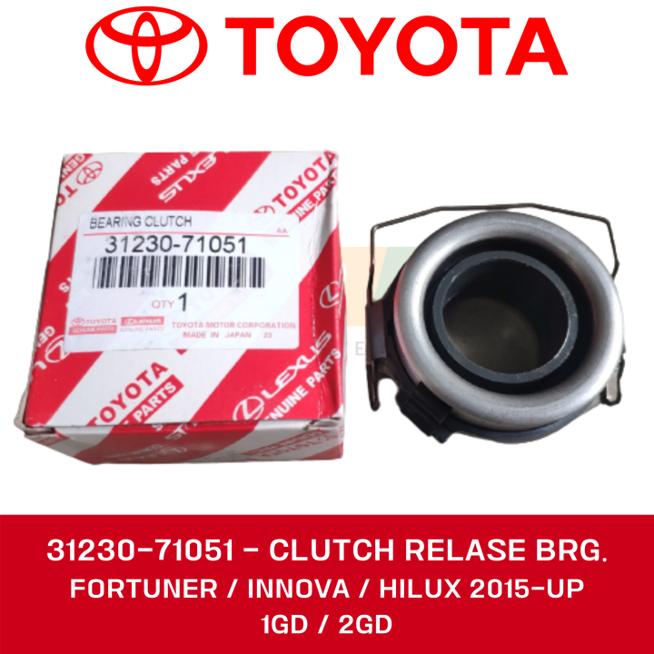Clutch Release Bearing for Toyota Innova, Fortuner 1GD / 2GD 2016-2019 ...