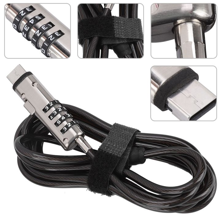 [Newkits] 4 Digital Password Unlock Notebook Computer Lock Security ...