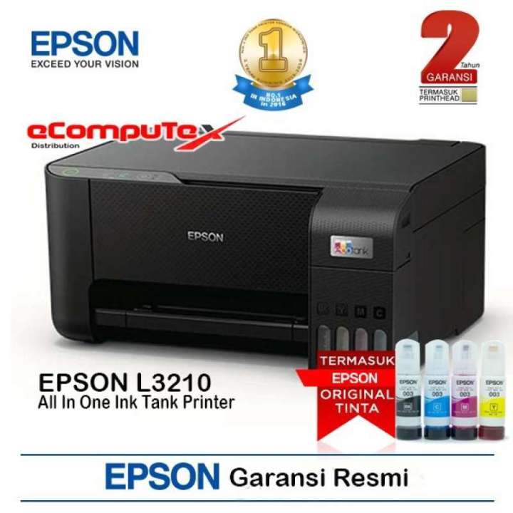 PRINTER EPSON L3210 / EPSON L 3210 A3+ PSC FAX, All in One Ink Tank ...