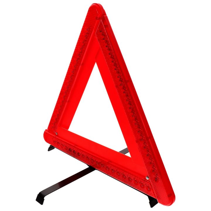 Triangle Warning Light Car Stop Sign Tripod Road Flasher Emergency ...