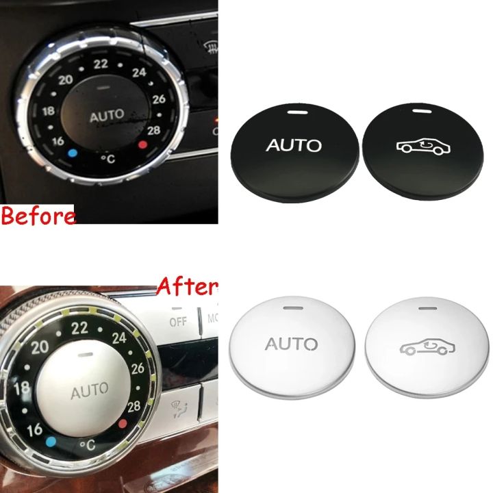 Air Conditioner AUTO/Air circulation Buttons adjustment cover Stickers ...
