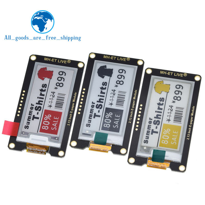 2.13 2.13 Inch Epaper Module E-Paper E-Ink Eink Display Screen Spi Support For Arduino Uno Stm32 ...