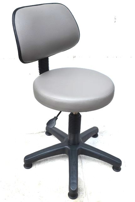 Dental stool, Lab stool -adjustable height from 42 to 53 cm, 5 prong ...