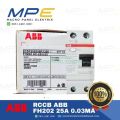 RCCB ABB FH202 AC-25 0,03A / ELCB RCCB ABB FH202 2P 25A 30mA 0,03A B16 BERKUALITAS | Lazada ...