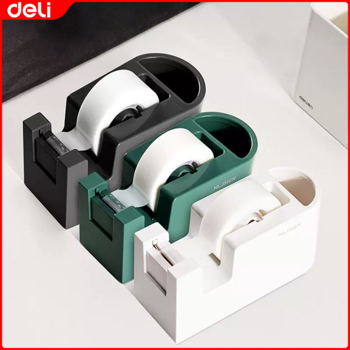 Deli Tape Dispenser Holder Tape Dispenser Core With Pen Holder 1Pc ...