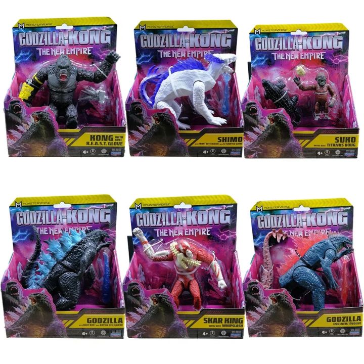 Godzilla Model VS Kong New Empire 2024 Action Figure Joints Movable Skar King Shimo Titanus Doug ...