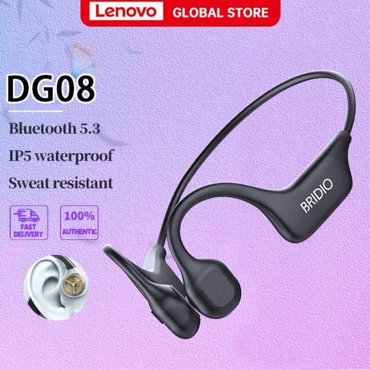 Lenovo Bridio DG08 Bone Conduction Bluetooth Headphones Non-in-ear ...