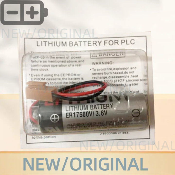 2024 Toshiba ER17500V 3.6V Lithium Battery Injection Molding Machine Lithium Battery Omron CS1W ...