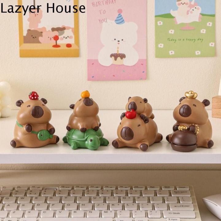 LAZYER Capibara động vật Đồ chơi mô hình capybara Nhân vật Mô phỏng Mô ...