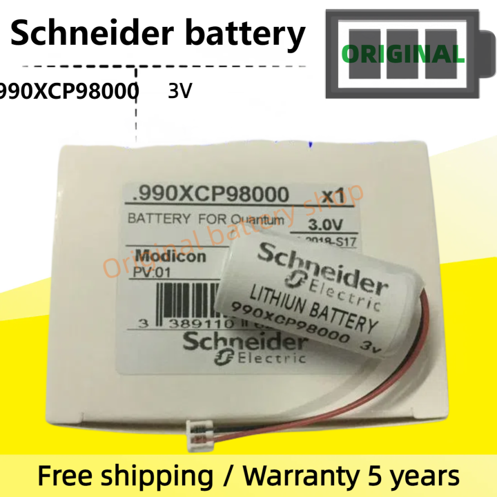 Schneider 990XCP98000 Battery Modicon Quantum 140 PLC CPU series ...