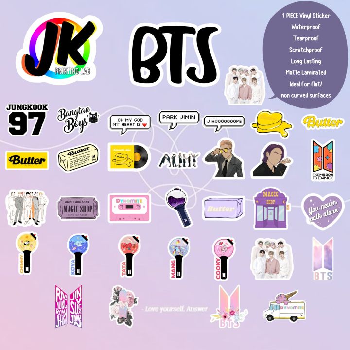 BTS Bangtan Boys Vinyl Sticker [1 PIECE] | Lazada PH