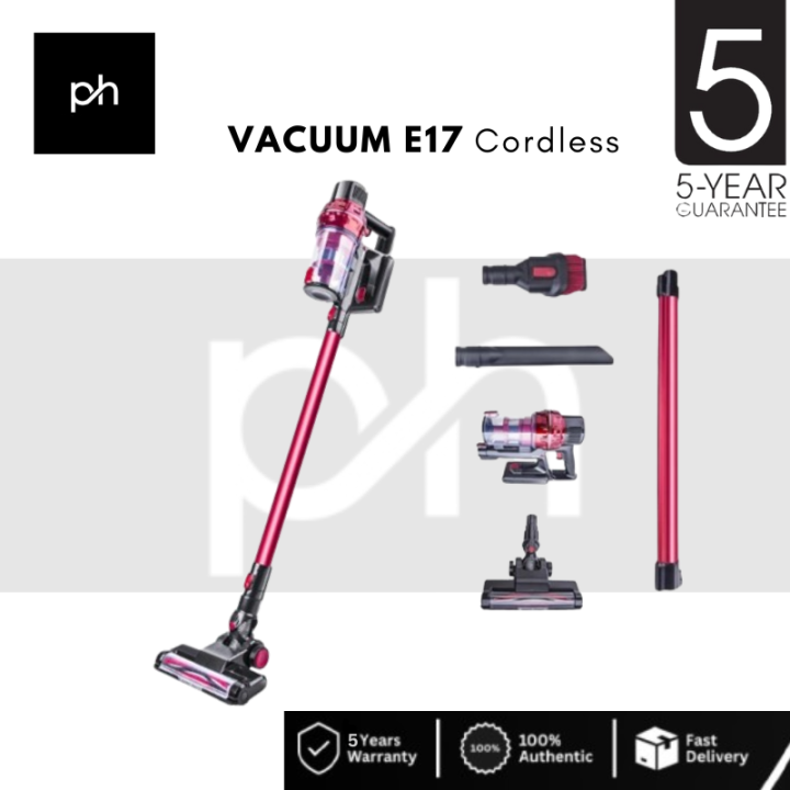 PH Vacuum E17 PRO high suction power wireless vacuum cleaner with ...