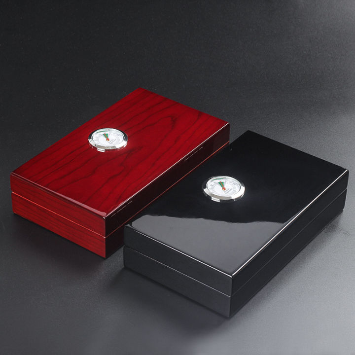 Cedar Wood Cigar Humidor Box Portable Luxury Cigar Humidor Case With ...