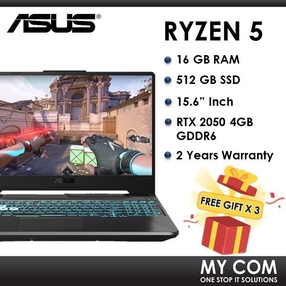 Asus TUF Gaming A15 FA506N-FHN888W 15.6'' FHD 144Hz Gaming Laptop ...