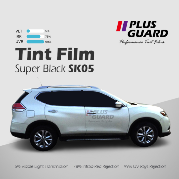 Carbon tint Super Black/SK05/ 5%VLT / Car Tint Films/ heat reject UV ...