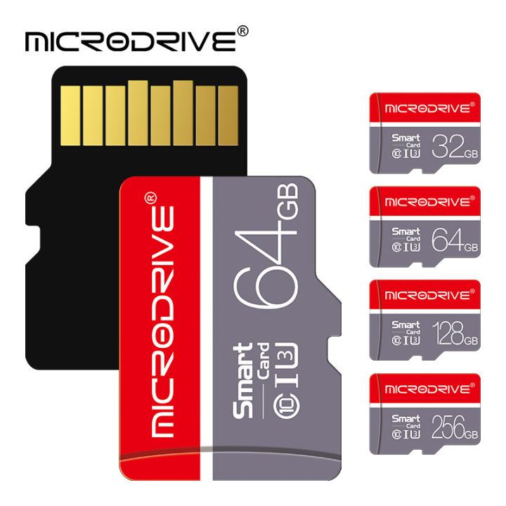 Microdrive High Speed Micro SD Memory Card 256GB Class 10 Micro TF ...