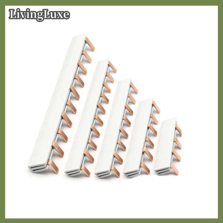 LivingLuxe 1 2P Pin Type Busbar Copper Bar Terminal Block For MCB DZ47 ...