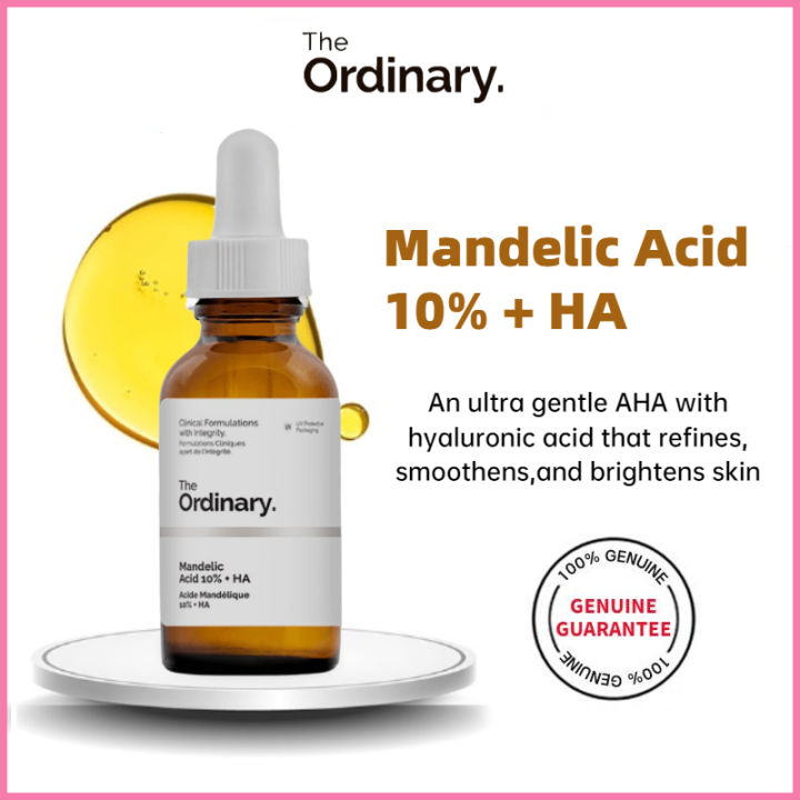 The Ordinary Mandelic Acid 10% + HA With AHA and Hyaluronic Acid ...