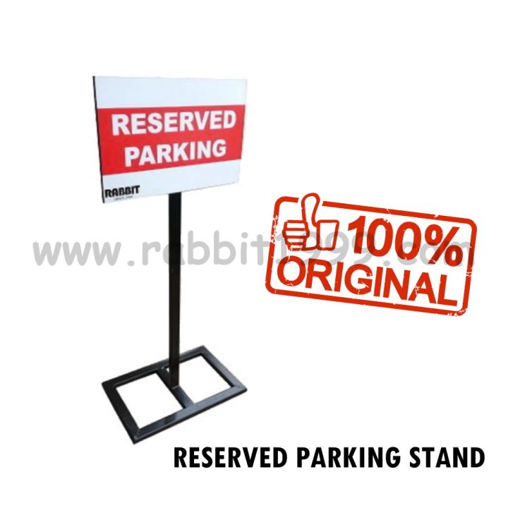 RESERVED PARKING STAND - reserved parking sign board with metal stand ...
