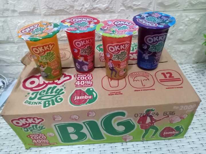 Okky Jelly Drink BIG 220 Ml 1 Dus Isi 24 Pcs Okky Jelly Drink BIG (1 Dus 24 Cup) Varian Rasa ...