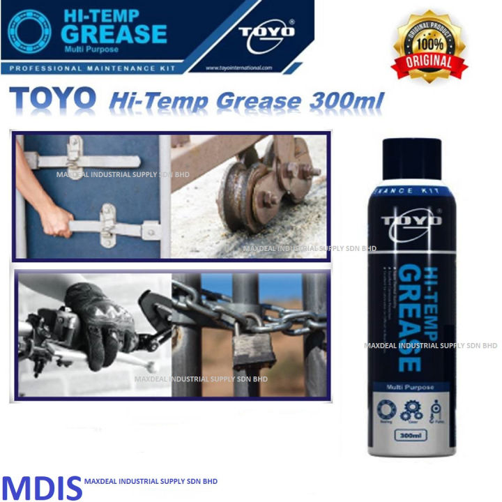TOYO 1168 HI-TEMP 300ML Spray Grease Multi Purpose Spray Grease | Lazada