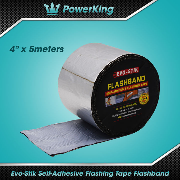 Evo-Stik Flashband Self-Adhesive Flashing Tape (4''x5meters / 8 ...