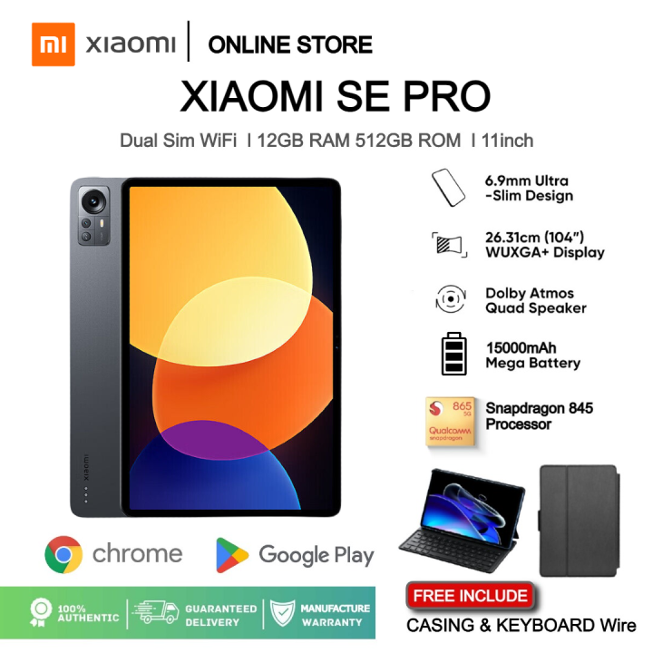 🎉พูดคุยกับเราและเพลิดเพลินกับคูปอง🎉พร้อมส่ง Xiaomi Pad SE PRO 12GB ...