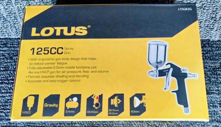 LOTUS 125CC SPRAY GUN LTSGK3G | Lazada PH