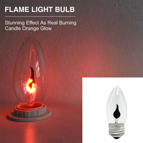 Lampu Bohlam LED Efek Api Orange 3 Watt Soket E27 | Lazada Indonesia