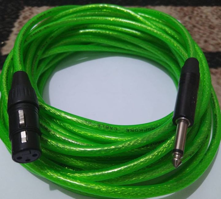 5meters Microphone heavy duty mic wire green | Lazada PH
