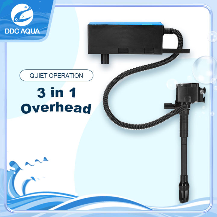【DDC AQUA】Aquarium Top Filter 3 in 1 Filter For Aquarium Air Oxygen ... 【DDC AQUA】Aquarium Top Filter 3 in 1 Filter For Aquarium Air Oxygen ...