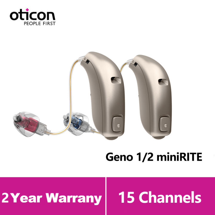 Oticon Geno 1/2 Mini Porgrammable Hearing Aids 15 Channels Digital ...