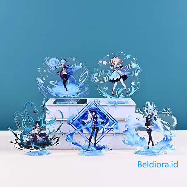 Genshin Impact Standee Akrilik 15cm Transparan Bening Koleksi Pajangan ...