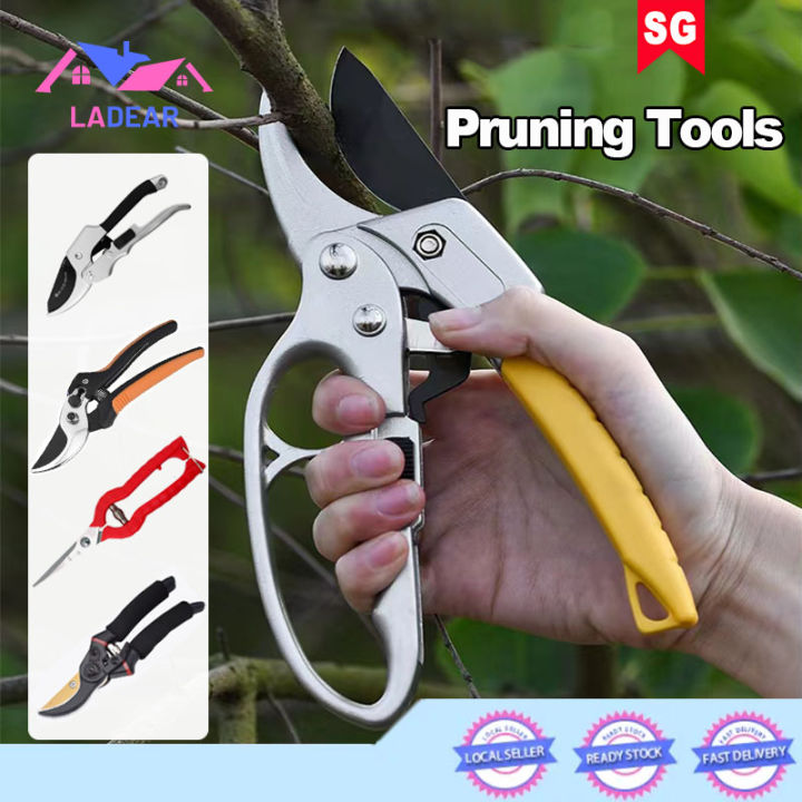 {SG} Anti-Rust Garden Pruning Shear Saw Hand Pruner with SK5 Steel ...