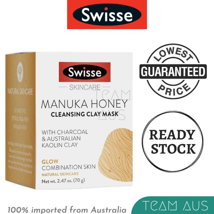 Swisse Manuka Honey Detoxifying Clay Mask (70g) | Lazada