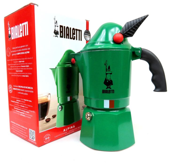 Bialetti Alpina Moka Express 3ถ้วย สินค้าของแท้ | Lazada.co.th