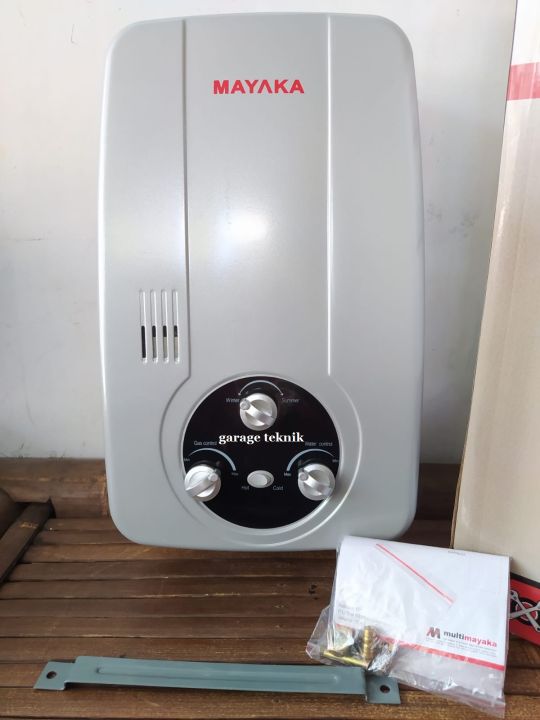 GAS WATER HEATER PEMANAS AIR GAS MAYAKA WH-602ZF | Lazada Indonesia
