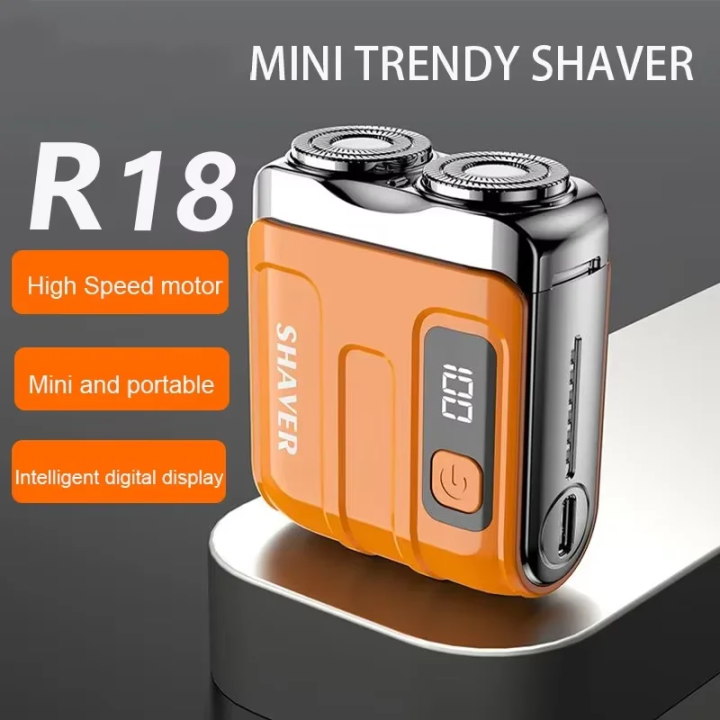 Electric Shaver Man Household Car Shaver Digital Display Mini Dual ...