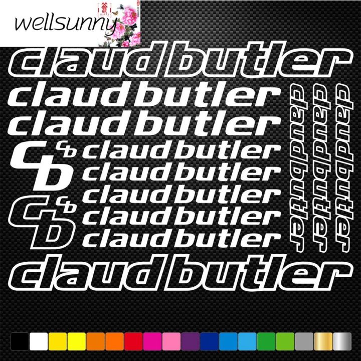 Wellsunny Compatible Claud Butler Vinyl Decal Stickers Bike Frame Cycle ...