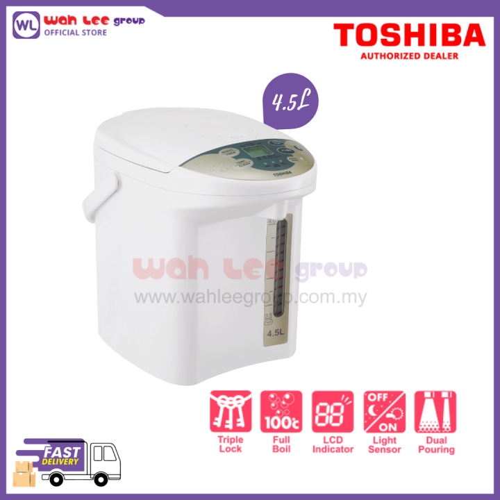 Toshiba 4.5L Thermo Pot PLK-45SFIM(WT) WAH LEE STORE | Lazada