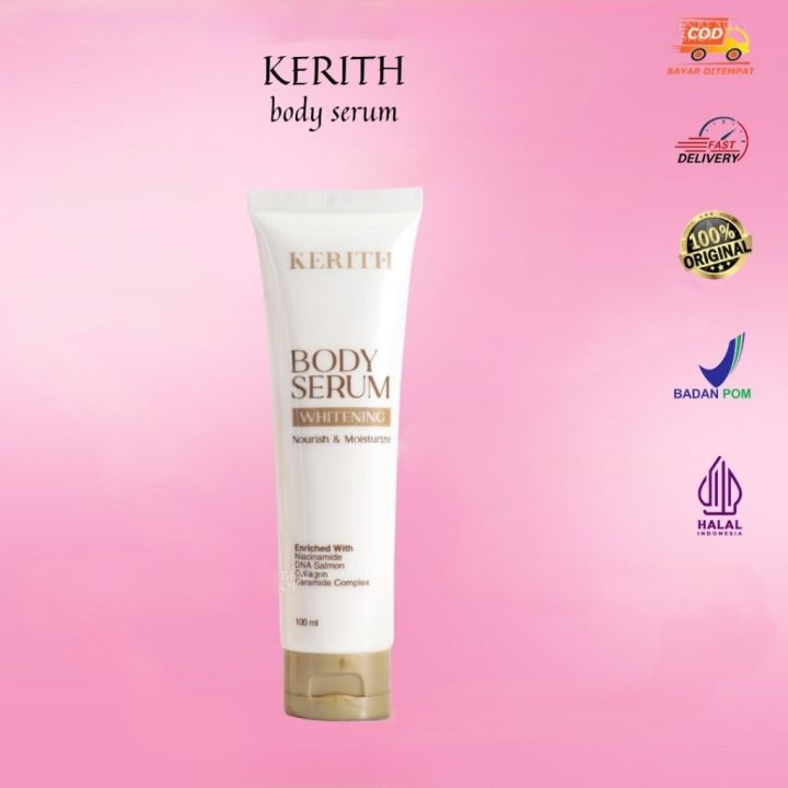 Kerith Body Serum Whitening Nourish & Moisturize 100ml BPOM | Lazada ...