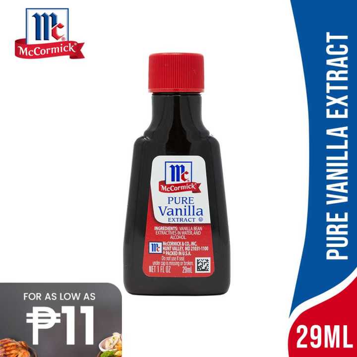 McCormick All-Natural Pure Vanilla Extract 29ml | Lazada PH McCormick All-Natural Pure Vanilla Extract 29ml | Lazada PH