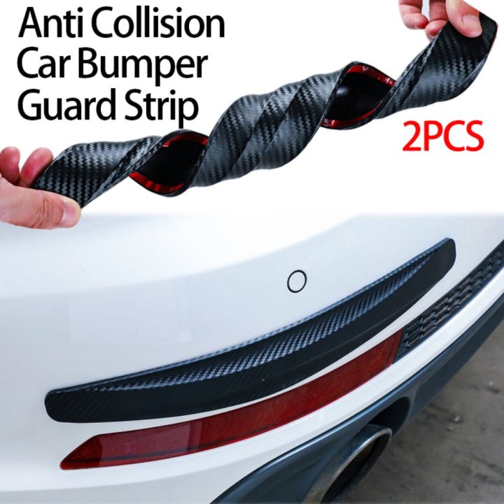 2Pcs Anti-collision Strips for Cars Bumper Strip Universal Bumper Edge ...