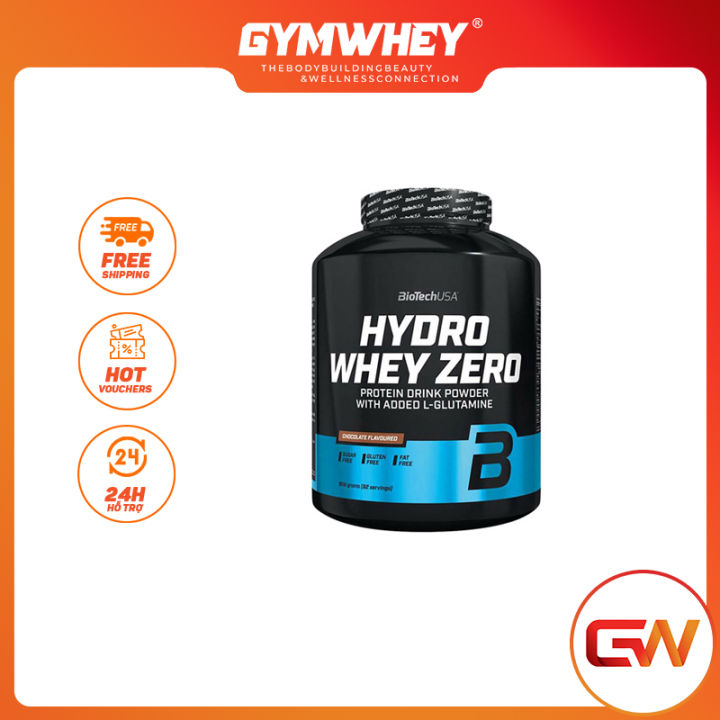 BIOTECH HYDRO WHEY ZERO 4LBS 1.8KG Sữa Dinh Dương Tăng Cơ Nuôi Cơ Phục ...