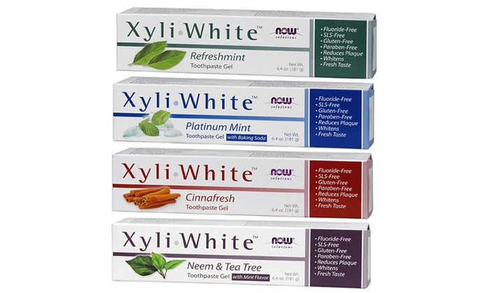 NOW Foods, Solutions, XyliWhite, Toothpaste Gel, Platinum Mint ...