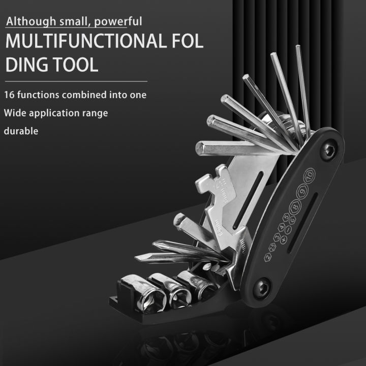 ESLNF MTB Bike 16 in 1 Tools Road Bicycle Allen Wrench Pocket Tools ...