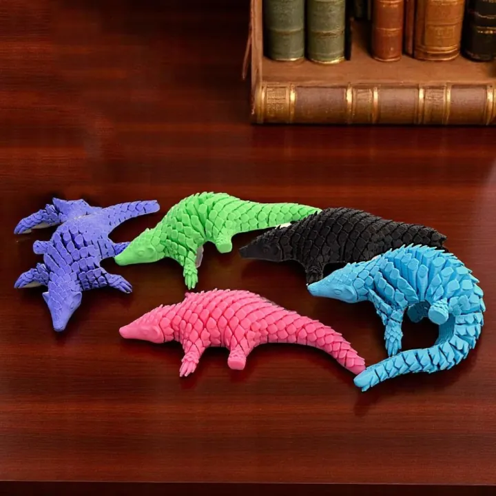 LOPU Movable Joints 3D Printed Pangolin Realistic Cartoon 3D Printed ...