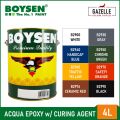 Boysen Acqua Epoxy Gray B2930 / Black / Chrome Green / Ceramic Red ...